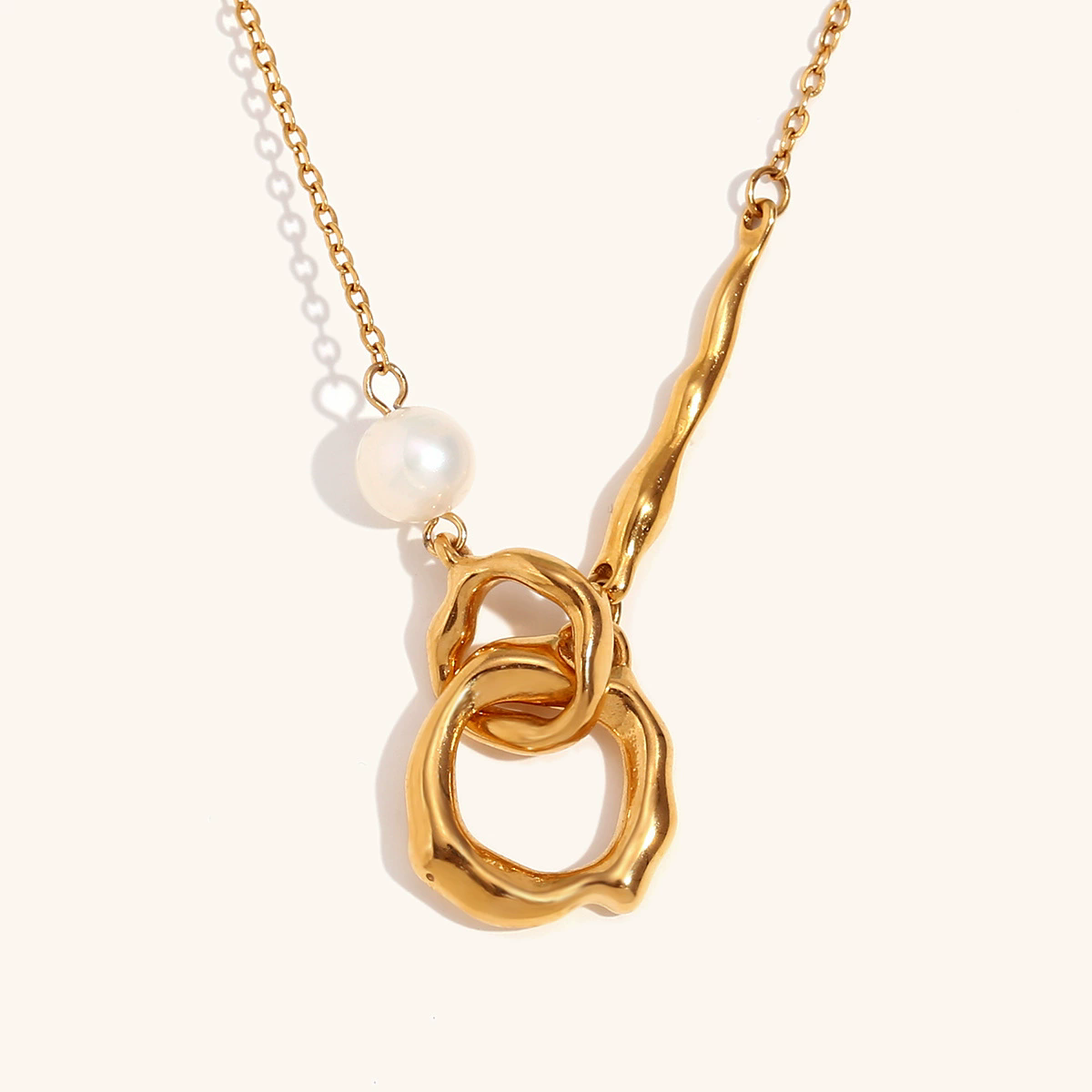 Pearl Link Necklace – Viole Grace